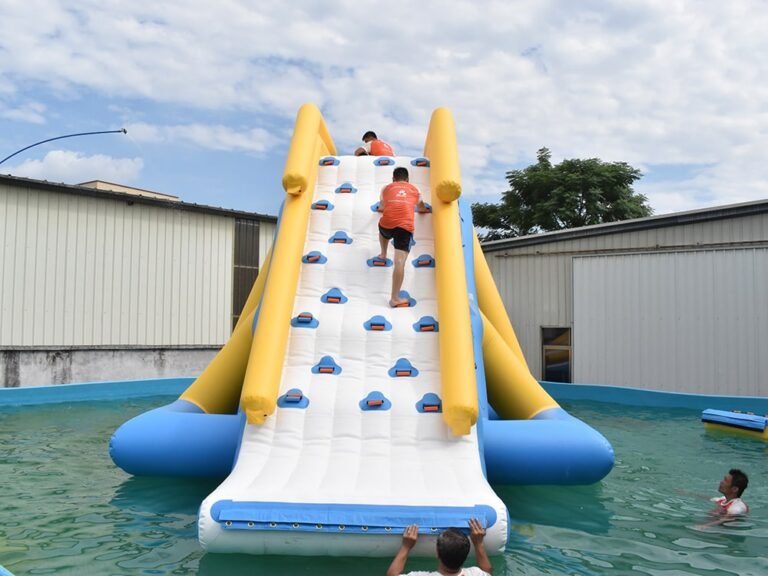 Compact Climb & Slide Platform for Water Parks