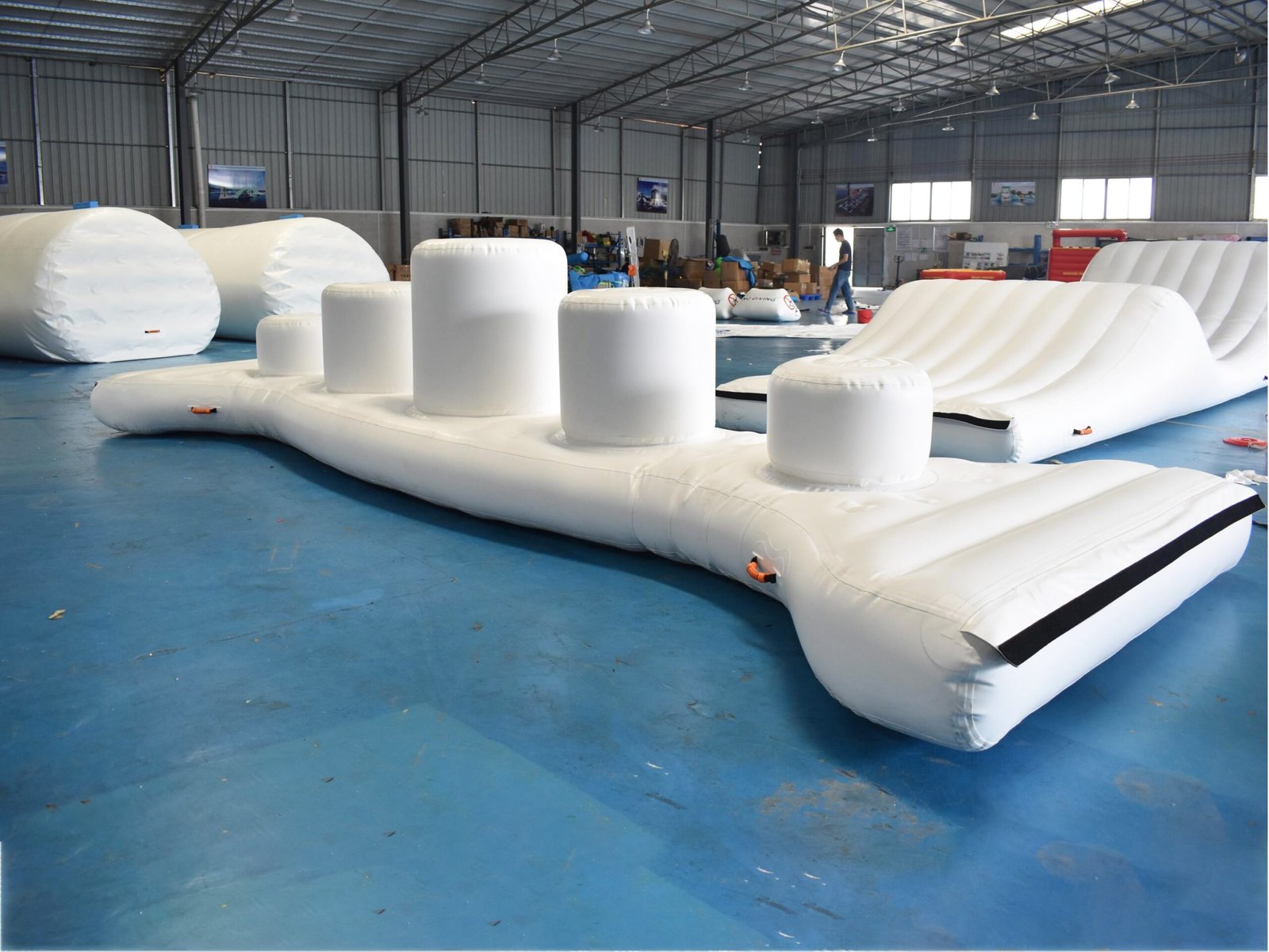 Customized Floating Obstacle Courses from Bouncia - Fun Pillars