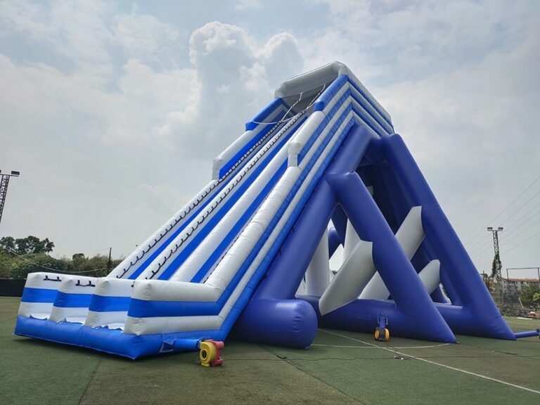 Giant Inflatable Slides with Pool | Design by Bouncia
