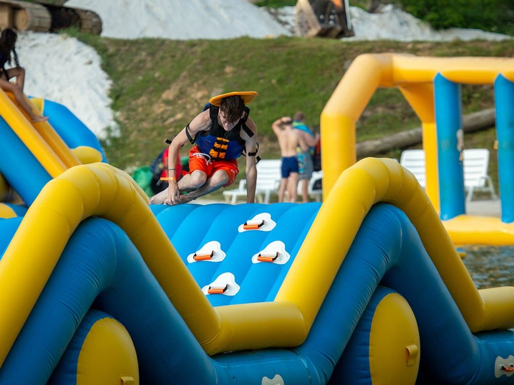Floating Water Obstacle Course for Aqua Park - Wave Bridge