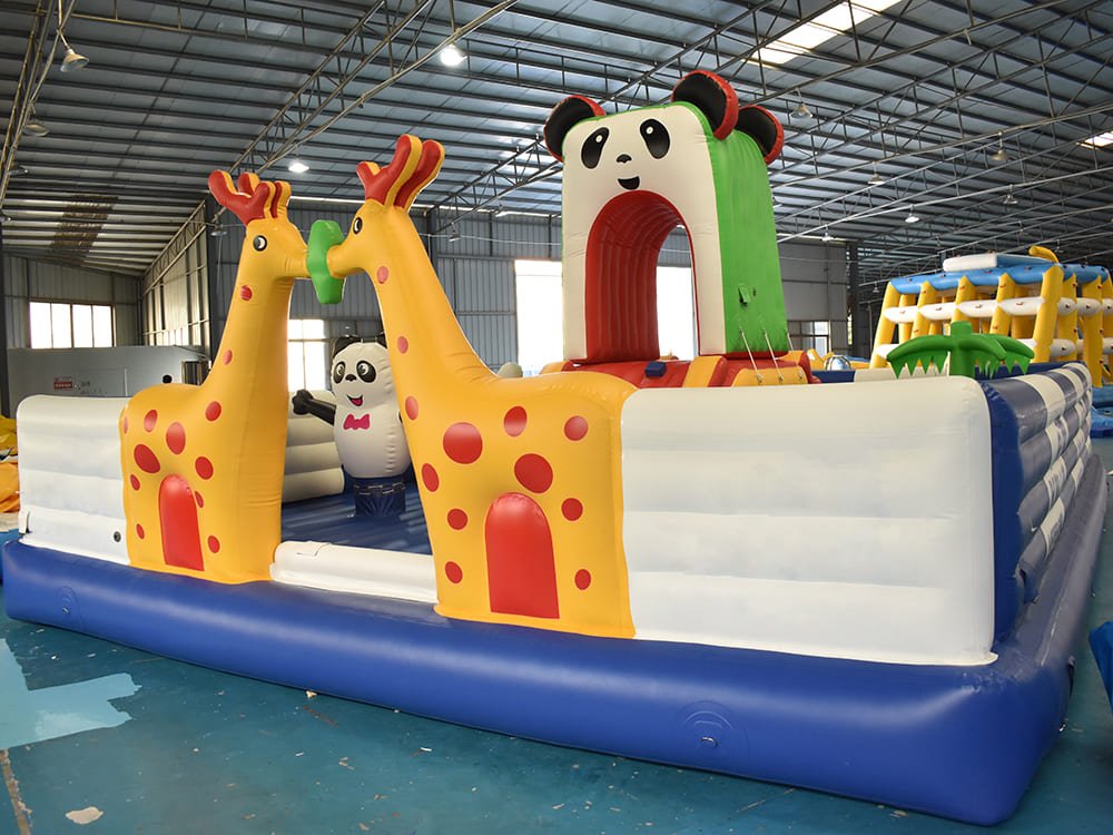 Kids Inflatable Water Playground: Puddle Castle Park For ages 2-6